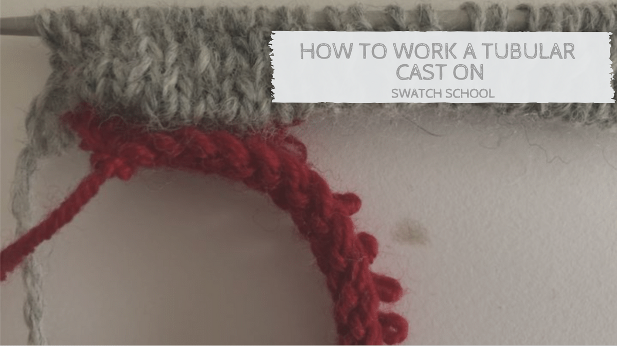 How to work a tubular cast on – Jo Storie Knits